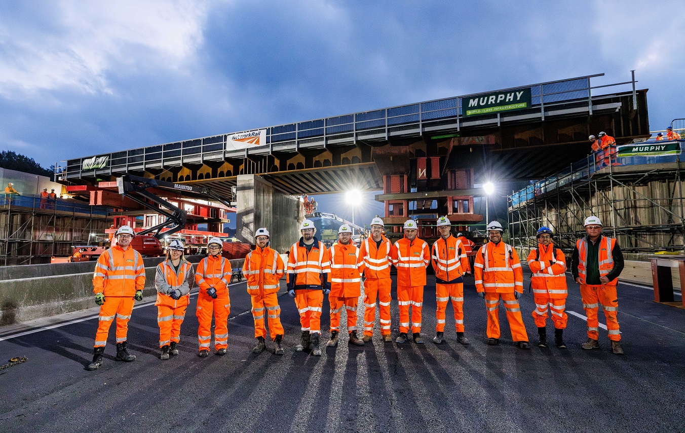 Murphy keep M62 rail bridge on track - Murphy